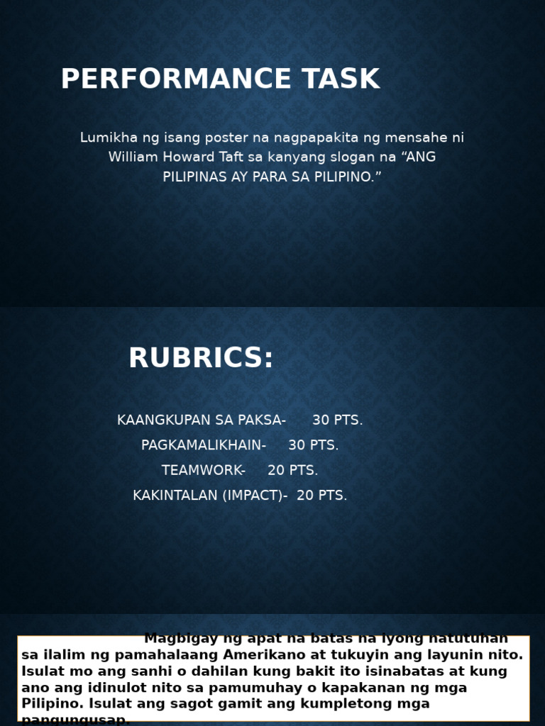 Performance Task | PDF