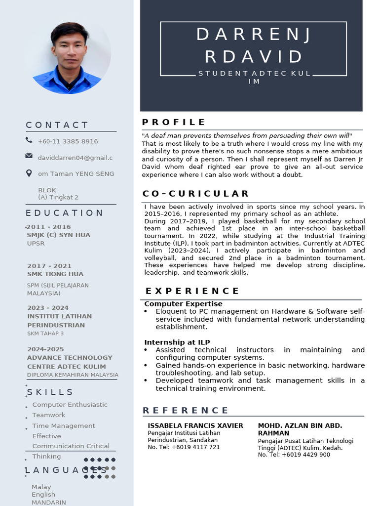 Blue Professional Modern CV Resume - 20250505 - 150650 - 0000 | PDF