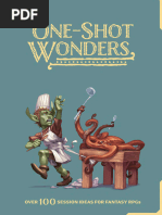 One-Shot Adventure Template Fillable | PDF