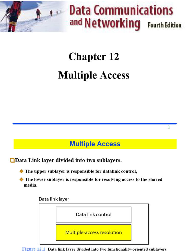Chapter 12 Multiple Access | PDF | Channel Access Method | Telecommunications Engineering