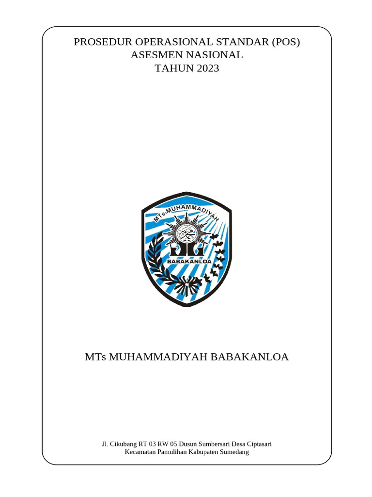 Cover Pos Anbk 2023 | PDF
