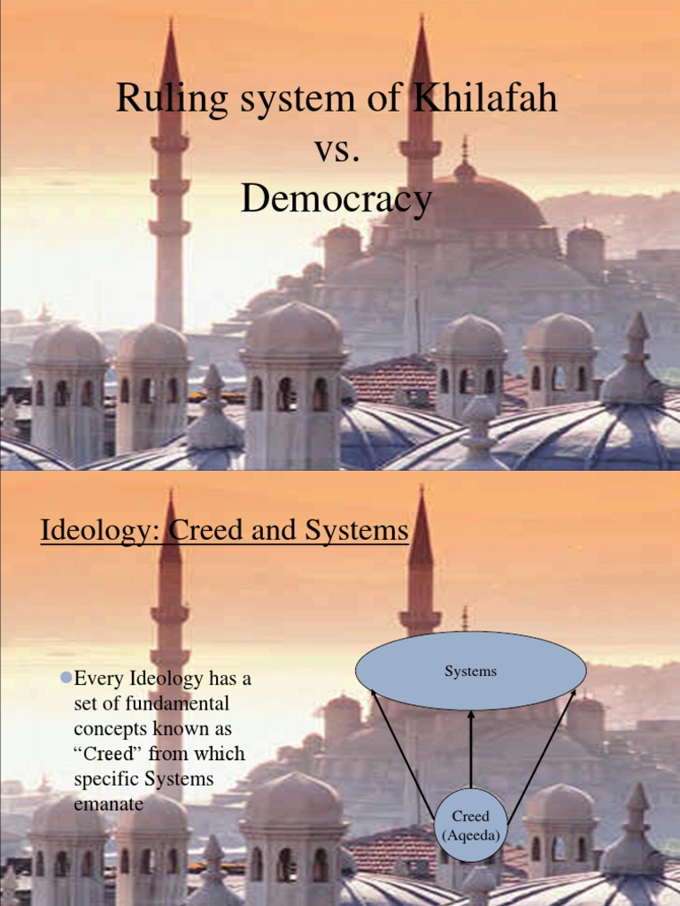 Ruling System of Khilafah vs. Democracy | PDF | Caliphate | Meaning Of Life