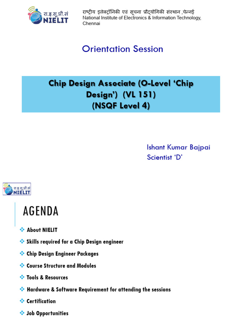 Orientation Session For VL151 - July | PDF | Field Programmable Gate ...