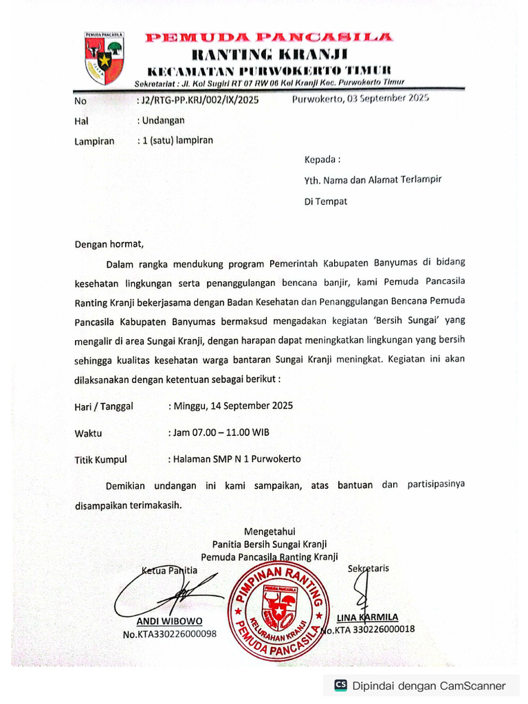 Undangan Relawan | PDF