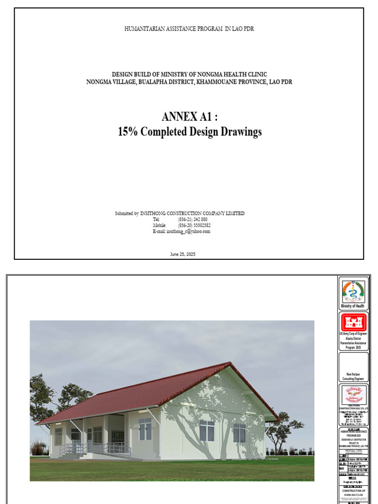 ANNEX A1. 15% Completed Design Drawings | PDF