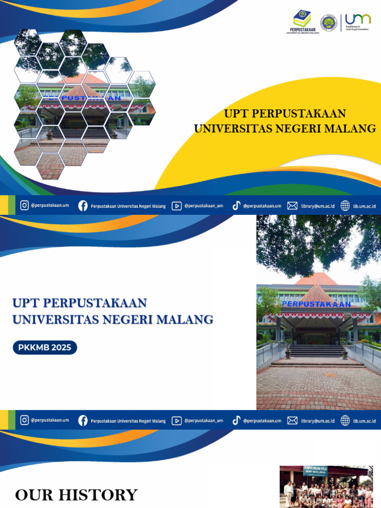Ppt Upt Perpustakaan Um Pkkmb 2025 Final | PDF