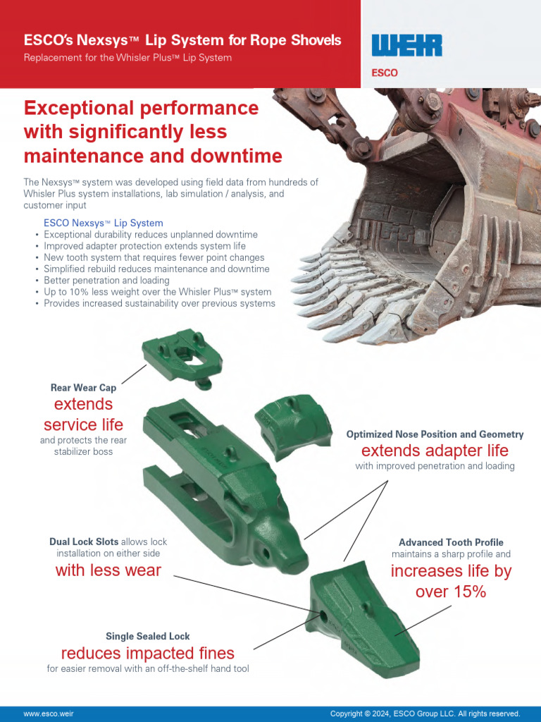 Nexsys-WHX Whisler Replacement Announcement | PDF | Wear | Mechanical Engineering