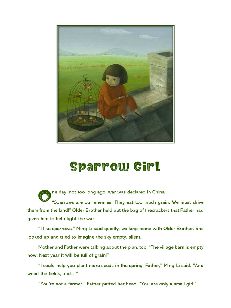 The Sparrow Girl: A Tale of Compassion | PDF