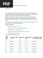 Dyke Wall Height and Design Calculations | PDF | Gases | Energy Technology