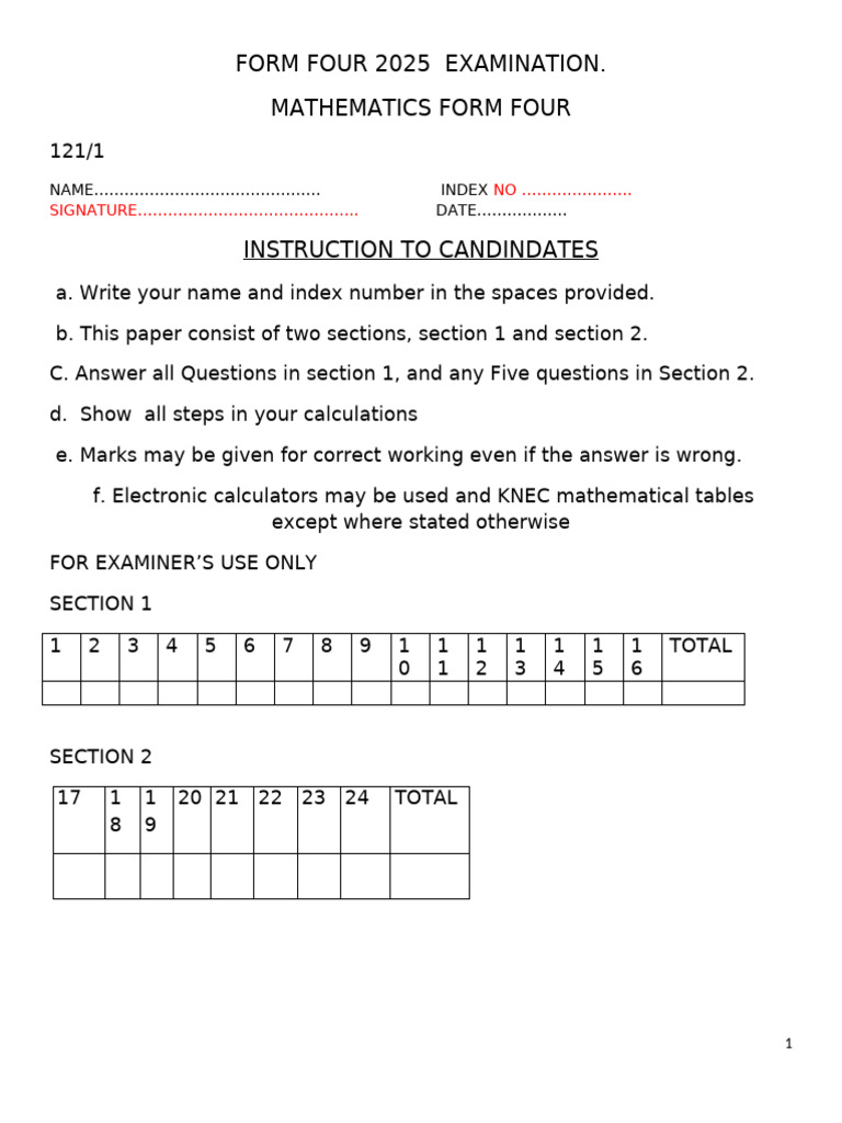 MATHS PP1 2025 | PDF | Geometry | Mathematics