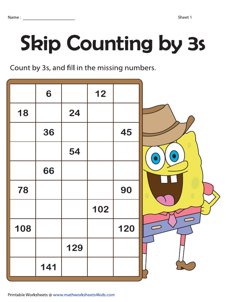 Counting by 3s | PDF