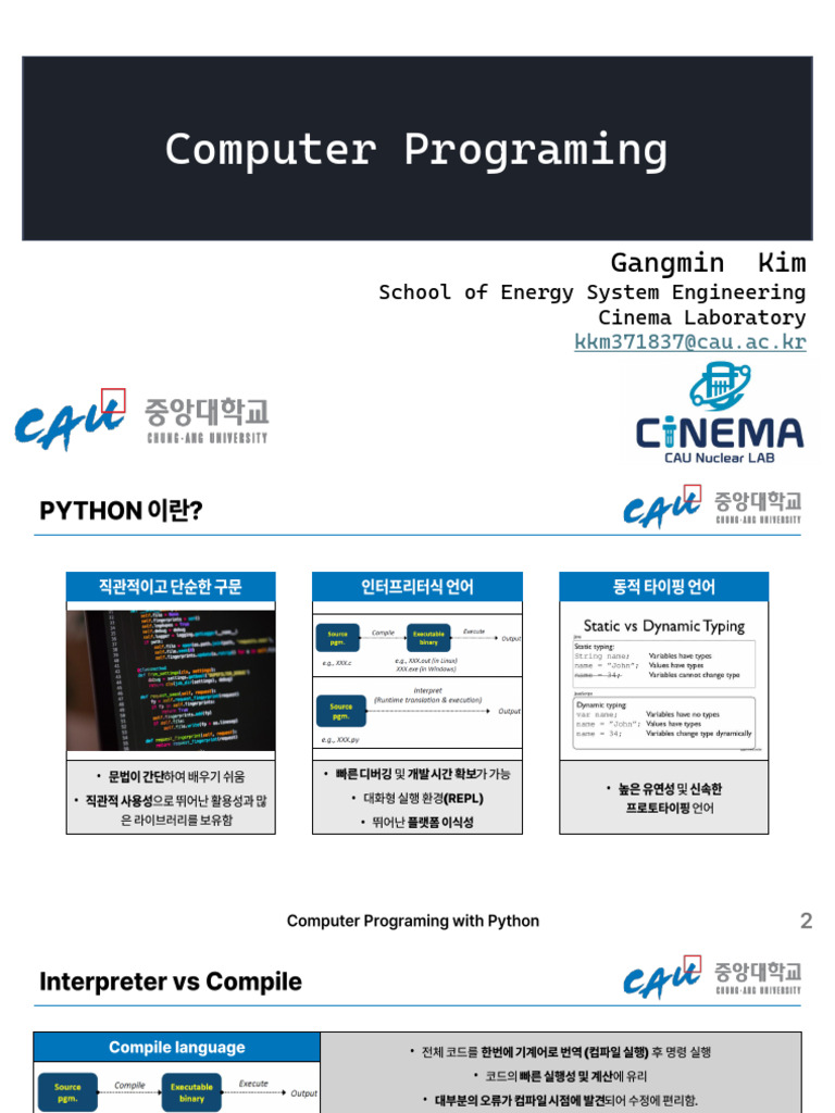 Computer Programming Basics Guide | PDF