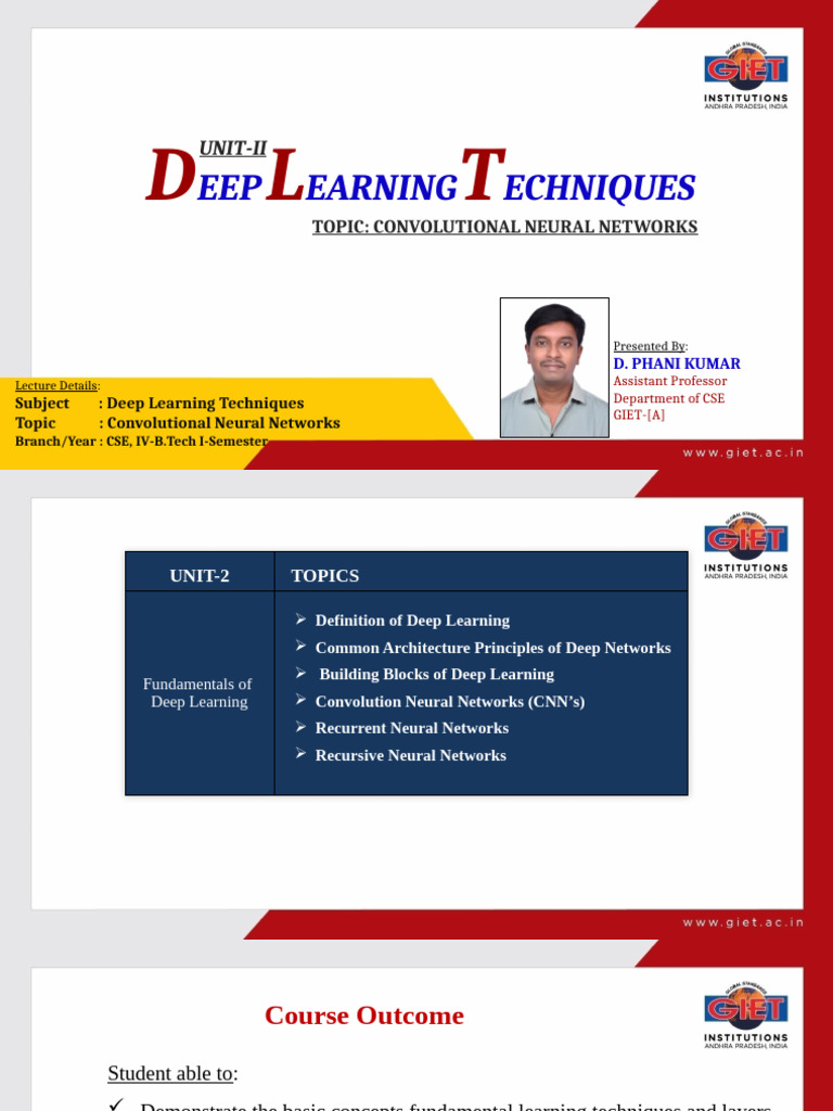 DLT Unit 2 | PDF | Deep Learning | Statistical Classification