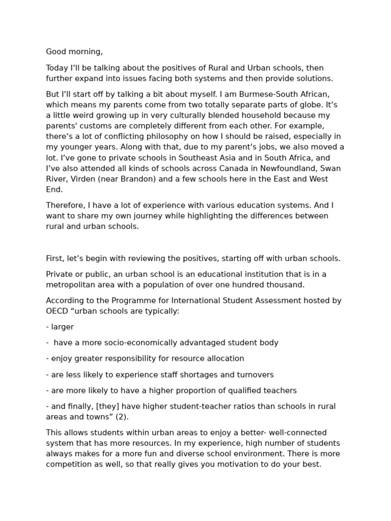 Persuasive Speech #3 Script | PDF | Immigration | Teachers