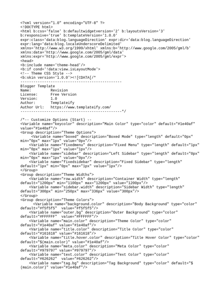 Revision Free Version 1.0 | PDF | Html Element | Web Development