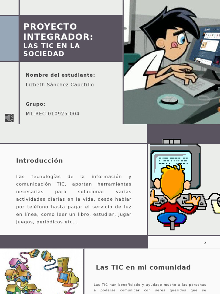 Proyecto Integrador. Las TIC en La Sociedad | PDF | Informática | Tecnología de información y ...