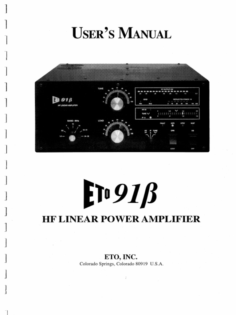 Alpha 91b Users Manual | PDF
