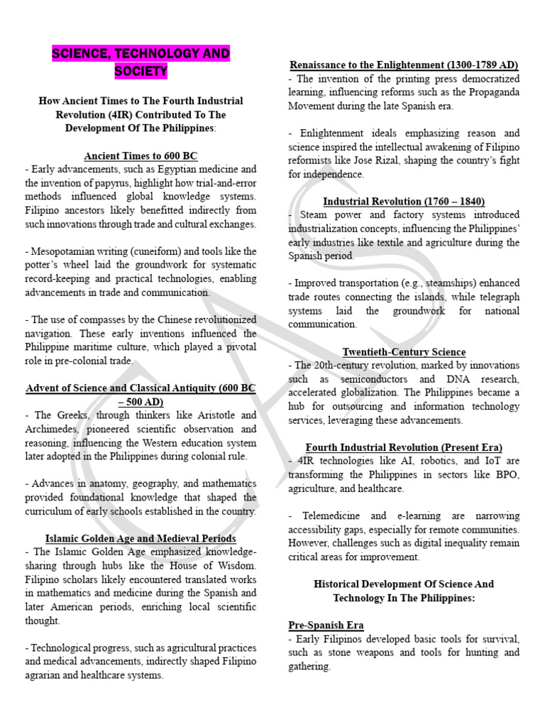 Sts Reviewer | PDF | Heliocentrism | Science