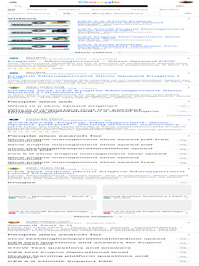 STCW - Enginemanagementslow Speed - Google Sear | PDF