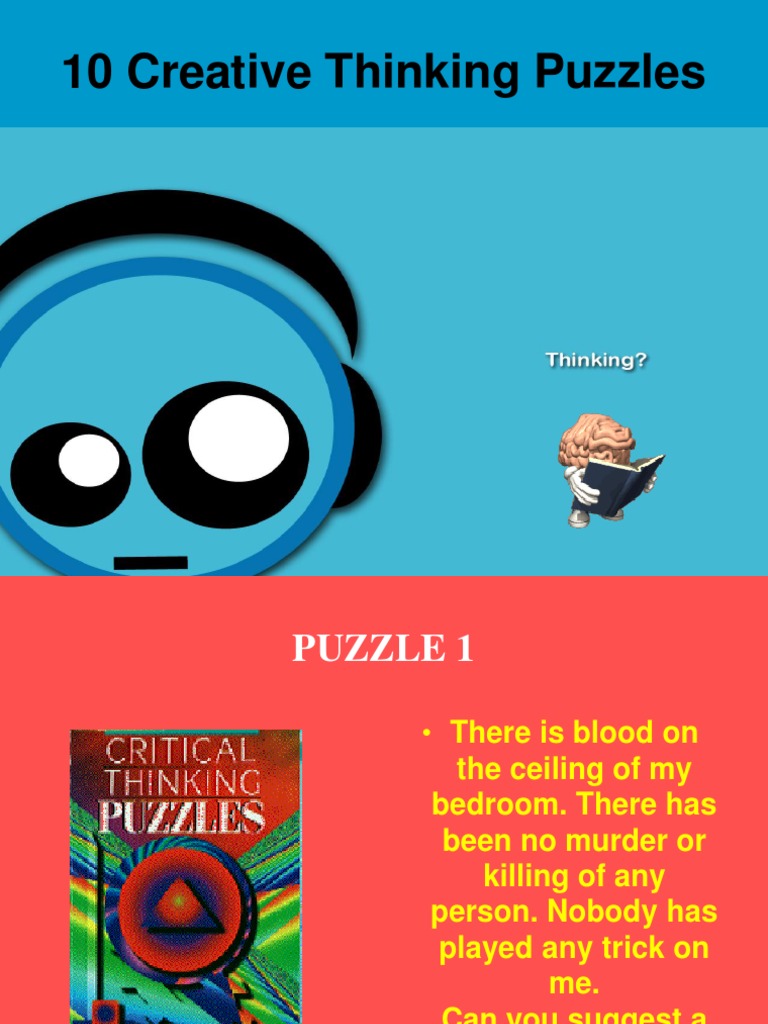10 Creative Thinking Puzzles | PDF | Leisure | Violence