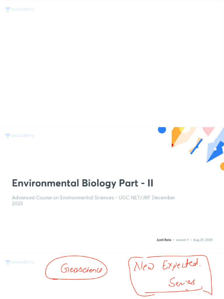 Environmental Biology Part II With Anno | PDF