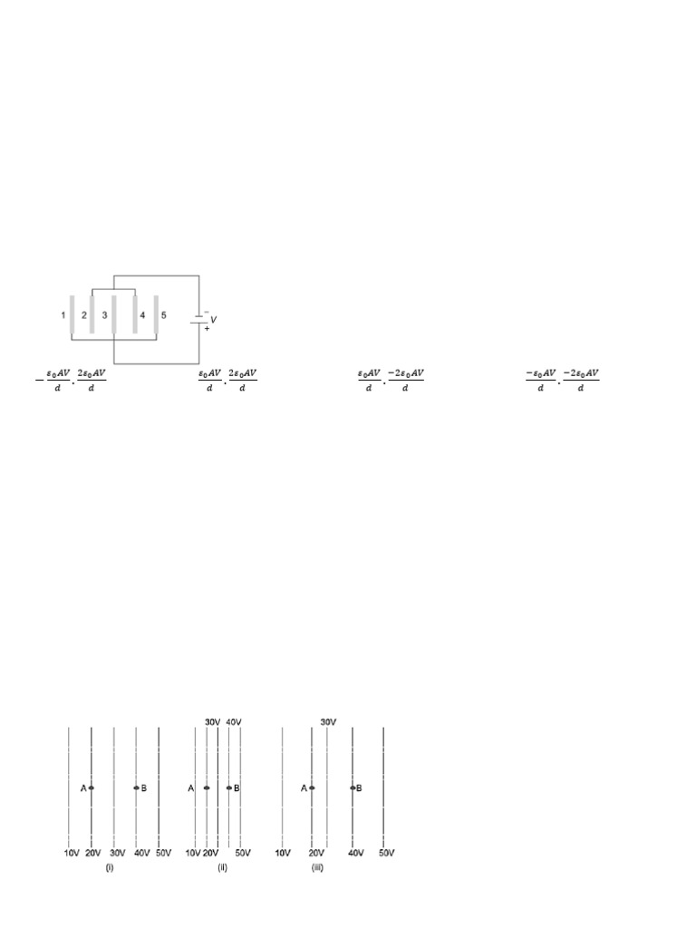 Ch. 2 Electrostatic Potential and Capacitance Revision Sheet | PDF | Capacitance | Capacitor
