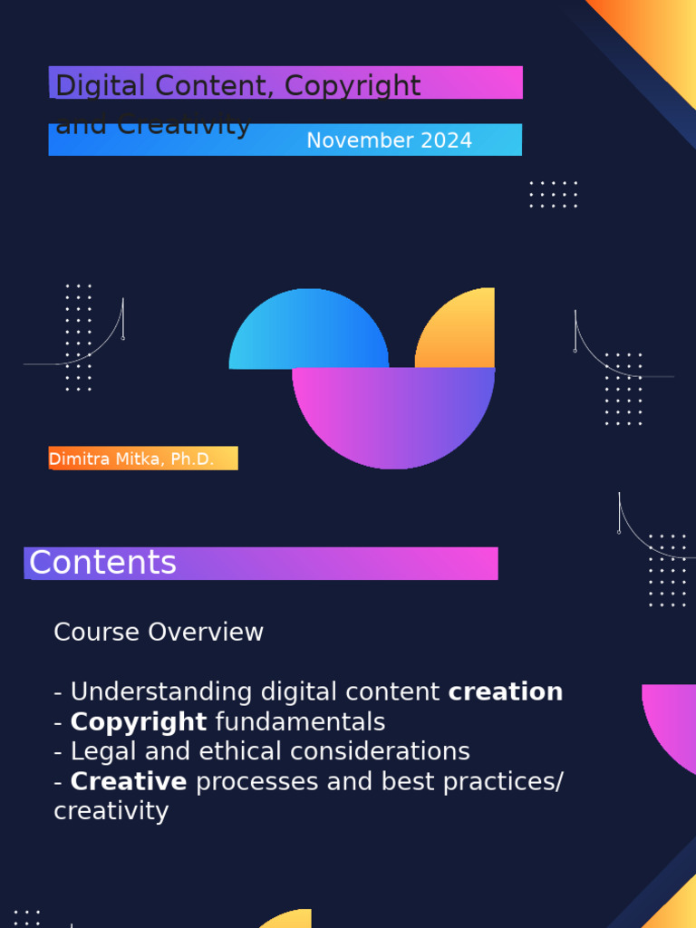 Digital Content, Copyright and Creativity 1st Lesson | PDF | Planets ...