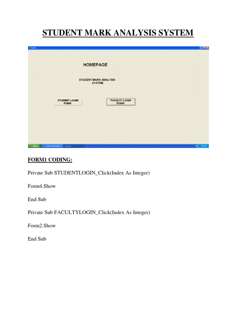 Student Mark Analysis System Code | PDF | Computer Programming | Computing