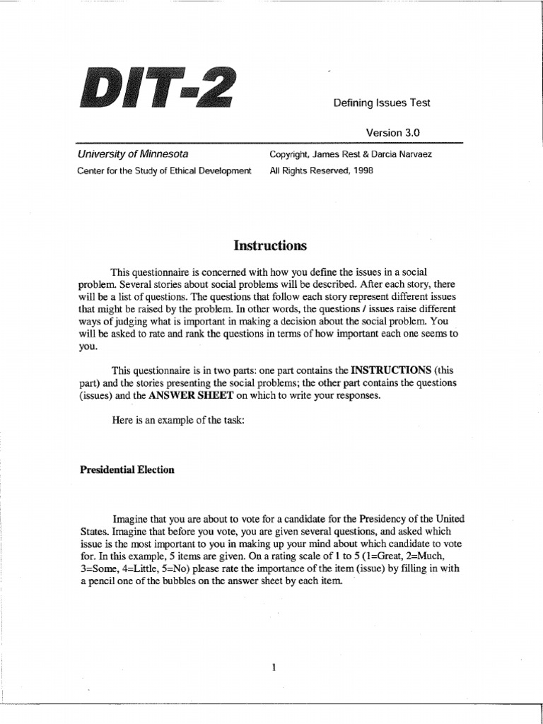 Defining Issue Test 2 | PDF