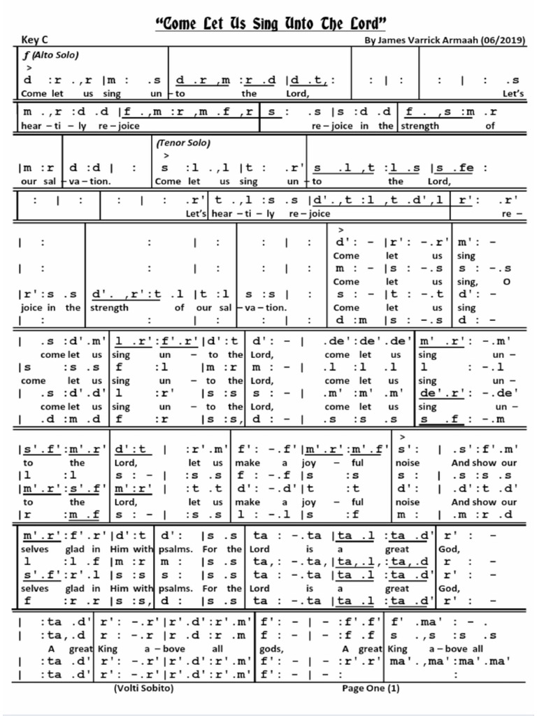 Come Let Us Sing PDF | PDF
