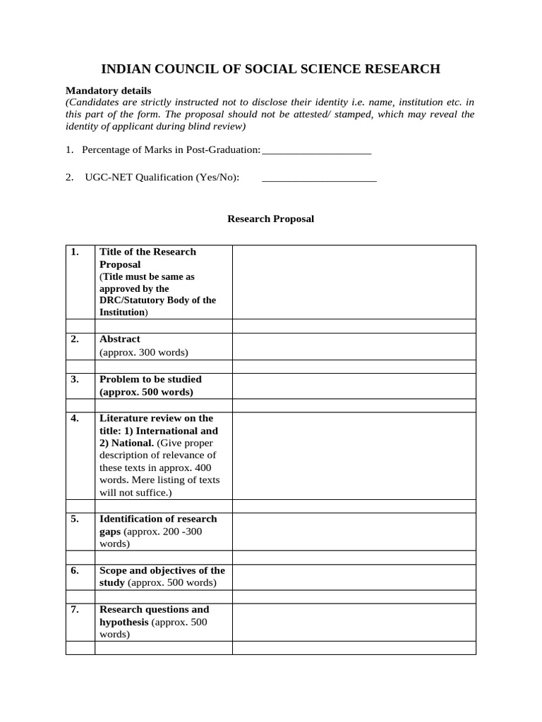 Doctoral Research Proposal | PDF