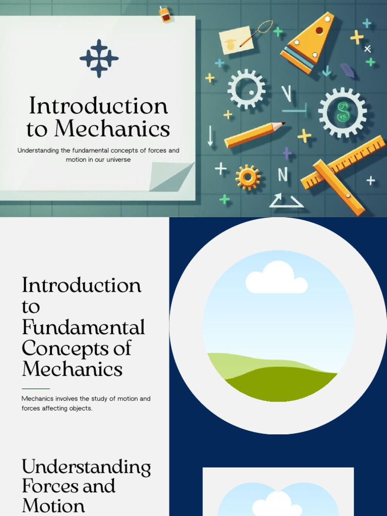 Presentation - Introduction To Mechanics | PDF