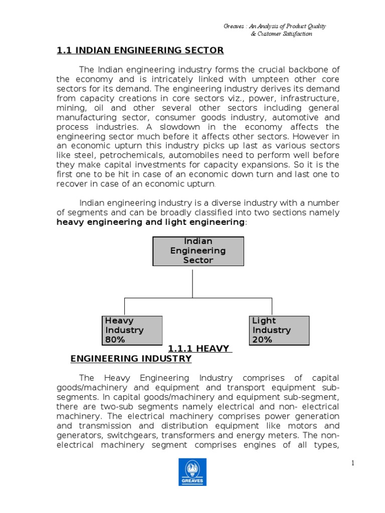 1 Indian Engineering Sector | PDF | Engineering | Industries