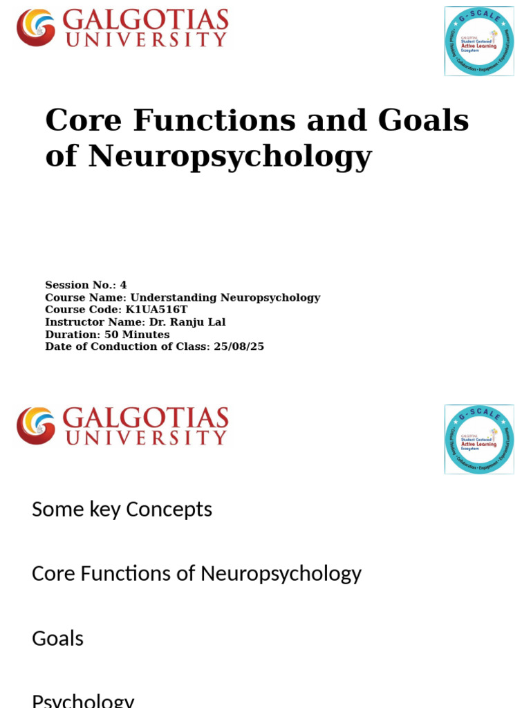 Unit 1.4. UN Core Functions and Goals | PDF | Neuropsychology | Mind