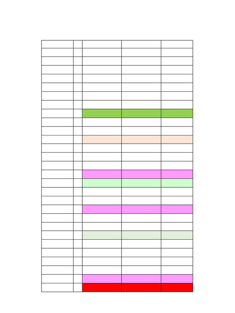 PF - Date-Wise Schedule | PDF