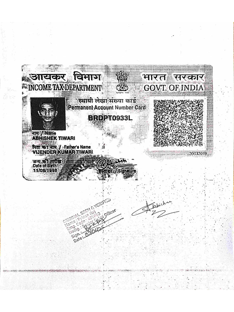 Pan Abhishek Tiwari | PDF
