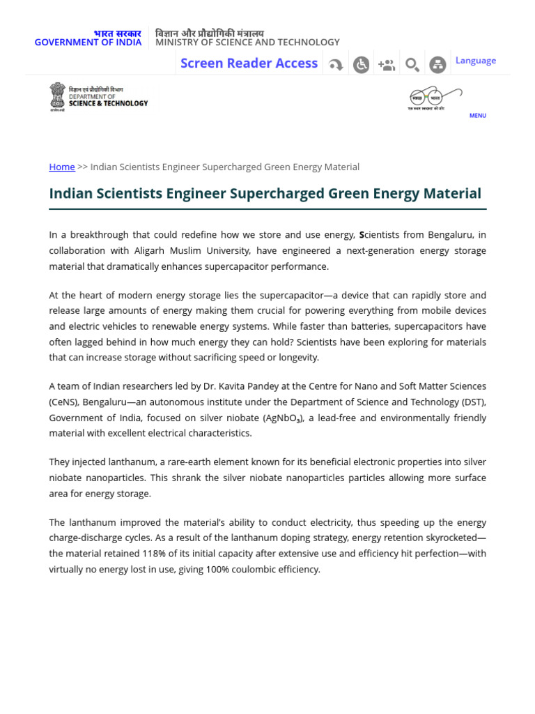 Green Energy | PDF | Energy Storage | Applied And Interdisciplinary Physics