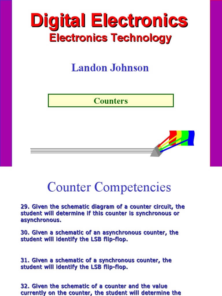 Counters | PDF | Electrical Circuits | Computer Hardware