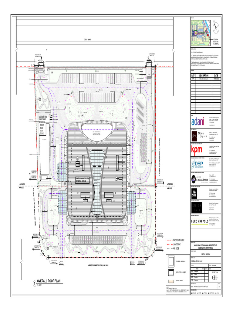 Nmial ZNR SF Gat Ds p1 DD Ar 10200 Overall Roof Plan | PDF
