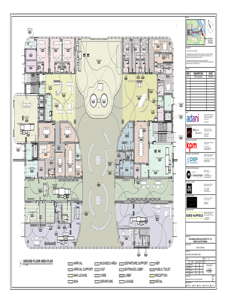 Nmial ZNR SF Gat Ds p1 DD Ar 44001 Ground Floor Area Plan | PDF