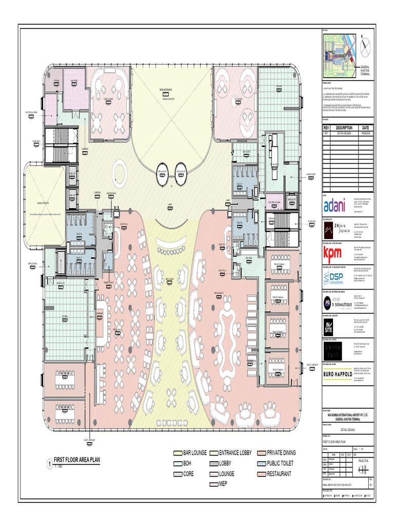 Nmial ZNR SF Gat Ds p1 DD Ar 44101 First Floor Area Plan | PDF
