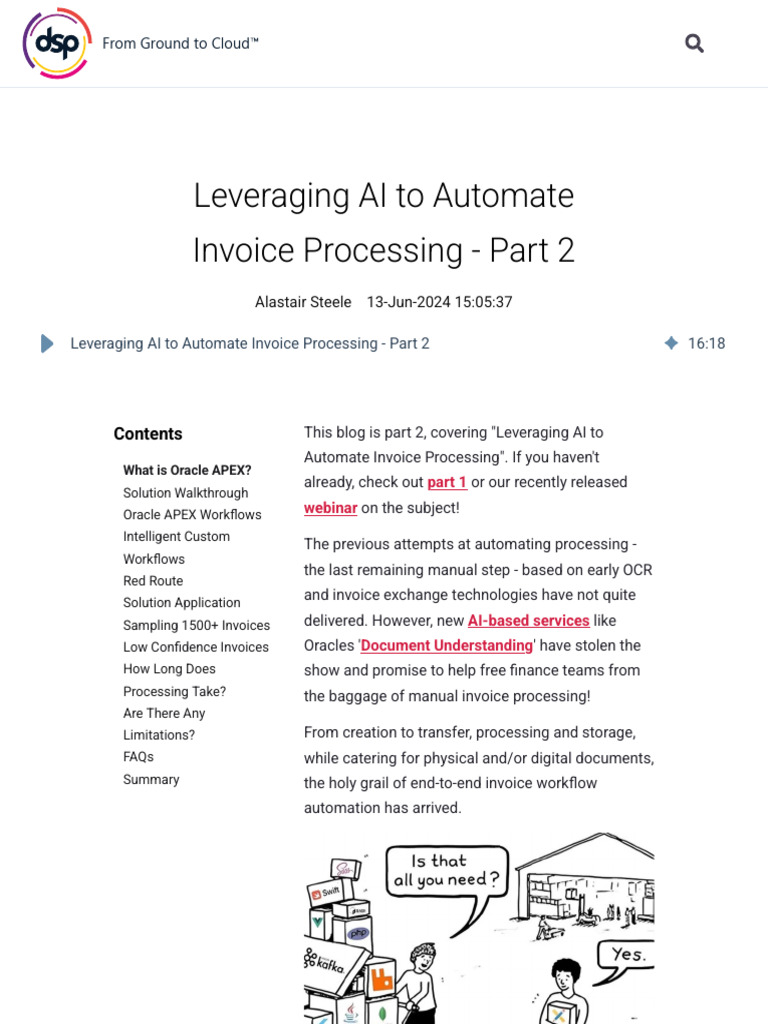 Leveraging AI To Automate Invoice Processing - Part 2 | PDF | Median ...
