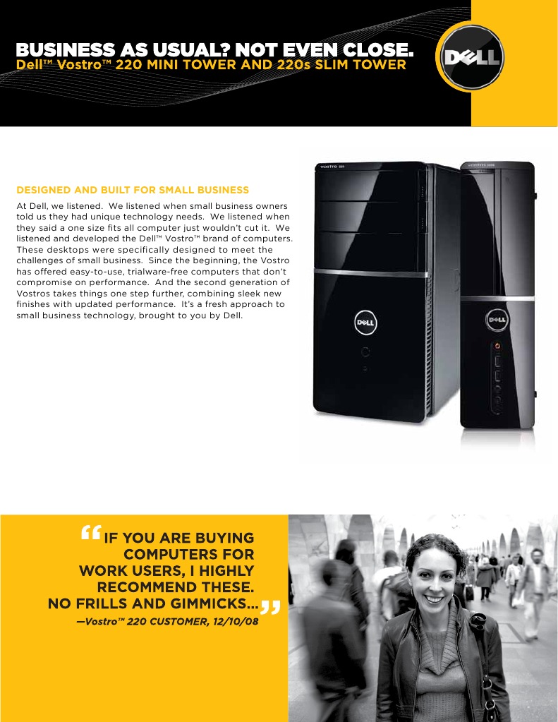 Dell Vostro 220 | PDF | Dell | Operating System