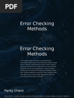 Echo Check in Data Transmission | PDF | Error Detection And Correction ...