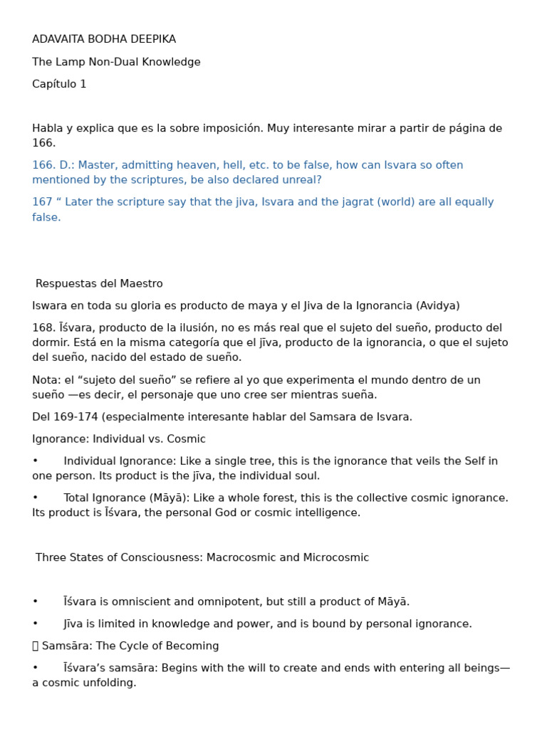 Advaita Bodha Deepika | PDF | Āstika | Eastern Philosophy