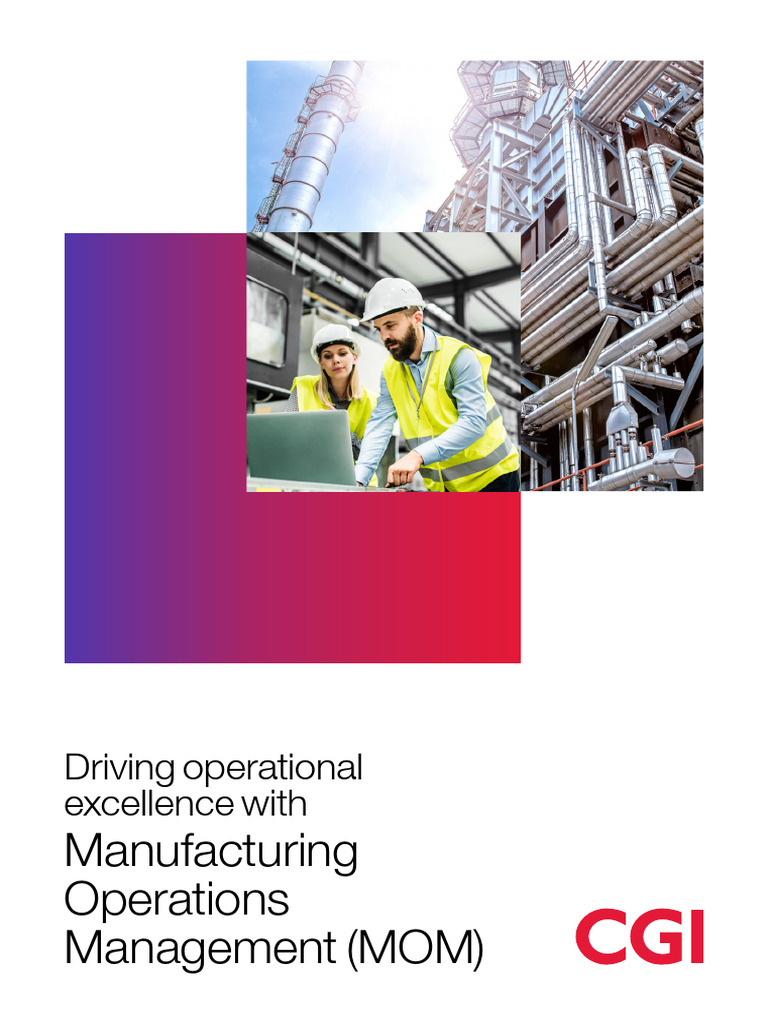 Manufacturing Operations Management Guide | PDF | Goal | Strategic ...