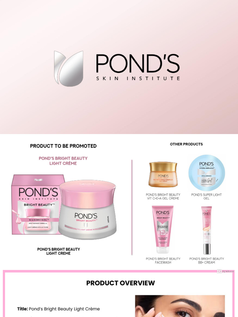 Ponds Bright Beauty Brief | PDF
