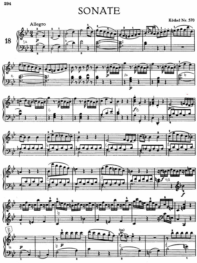 Ingrid Haebler - Sonata No. 17 K570 | PDF
