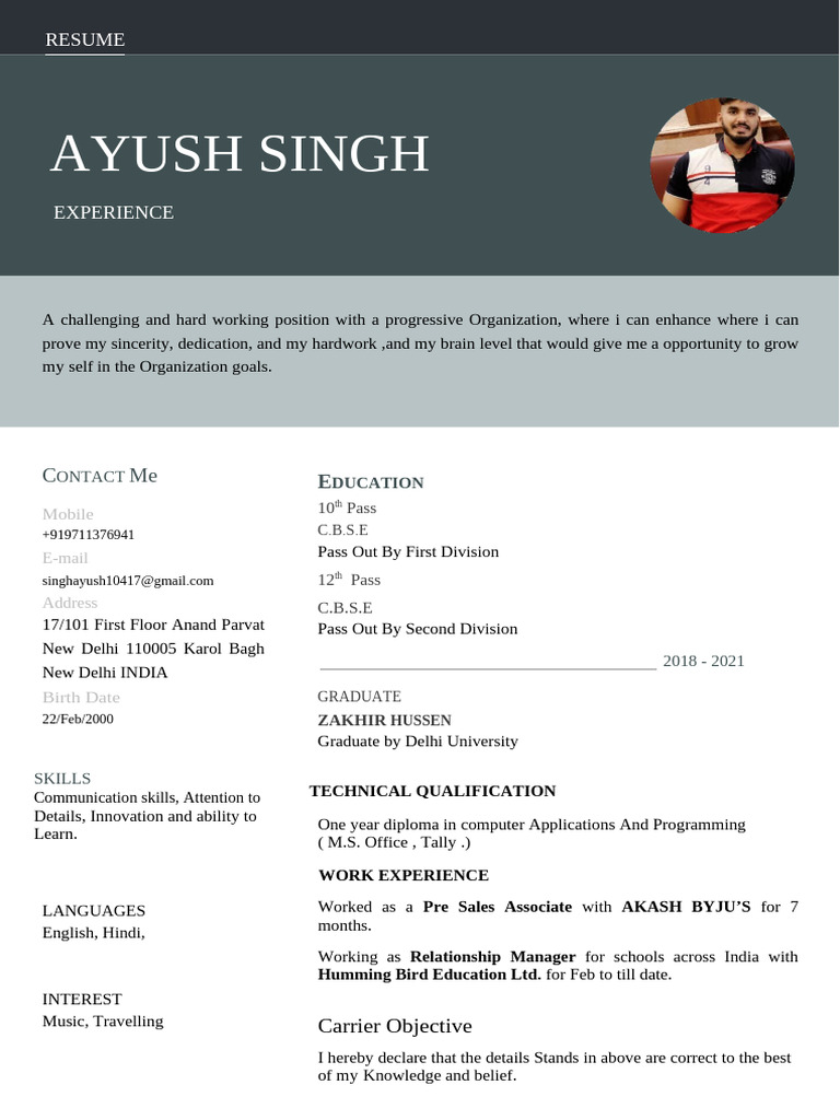 Ayush Singh | PDF