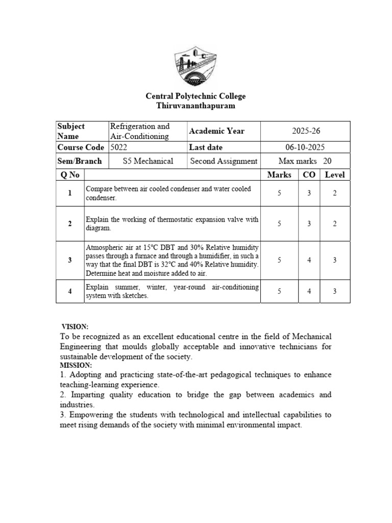 Rac Assignment 2 Pdf